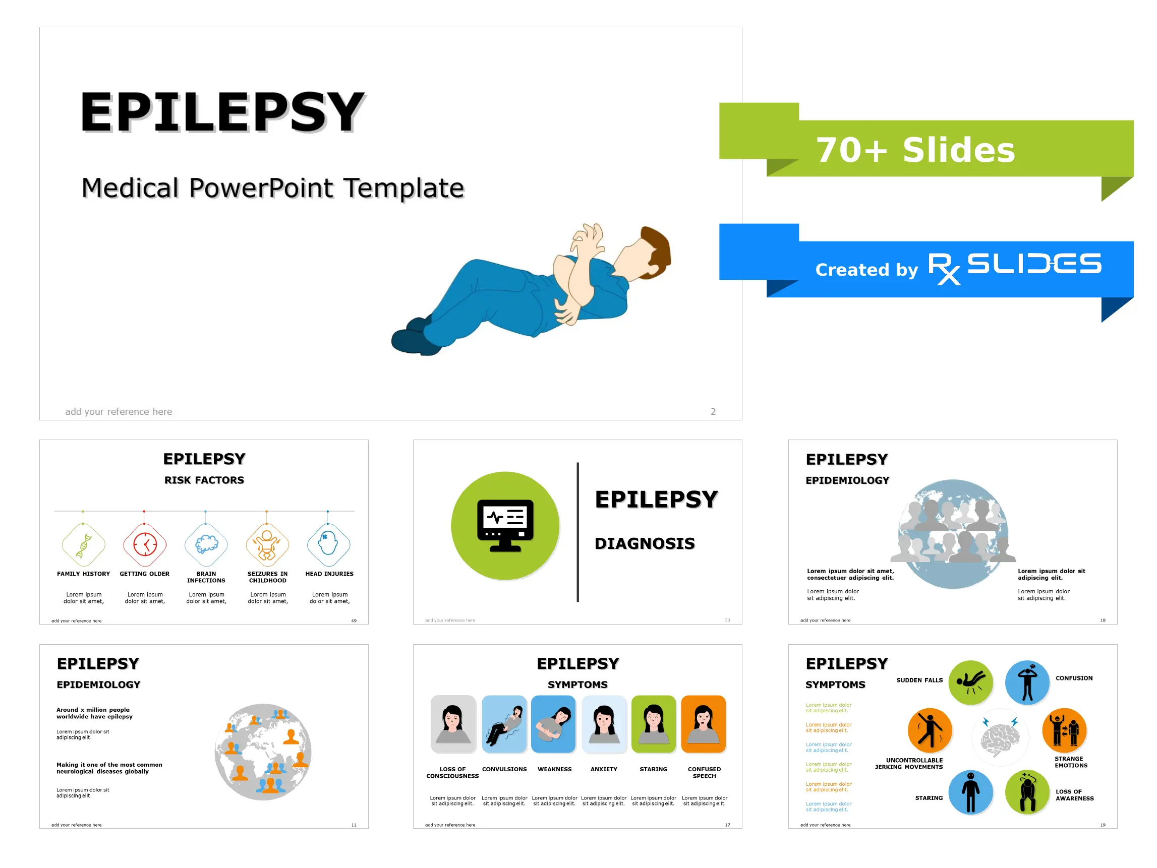 Download Epilepsy PowerPoint Template| RxSlides